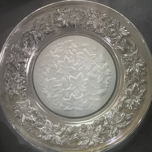 Princess House | Dining | Princess House Clear Dinnerware Plate And ...